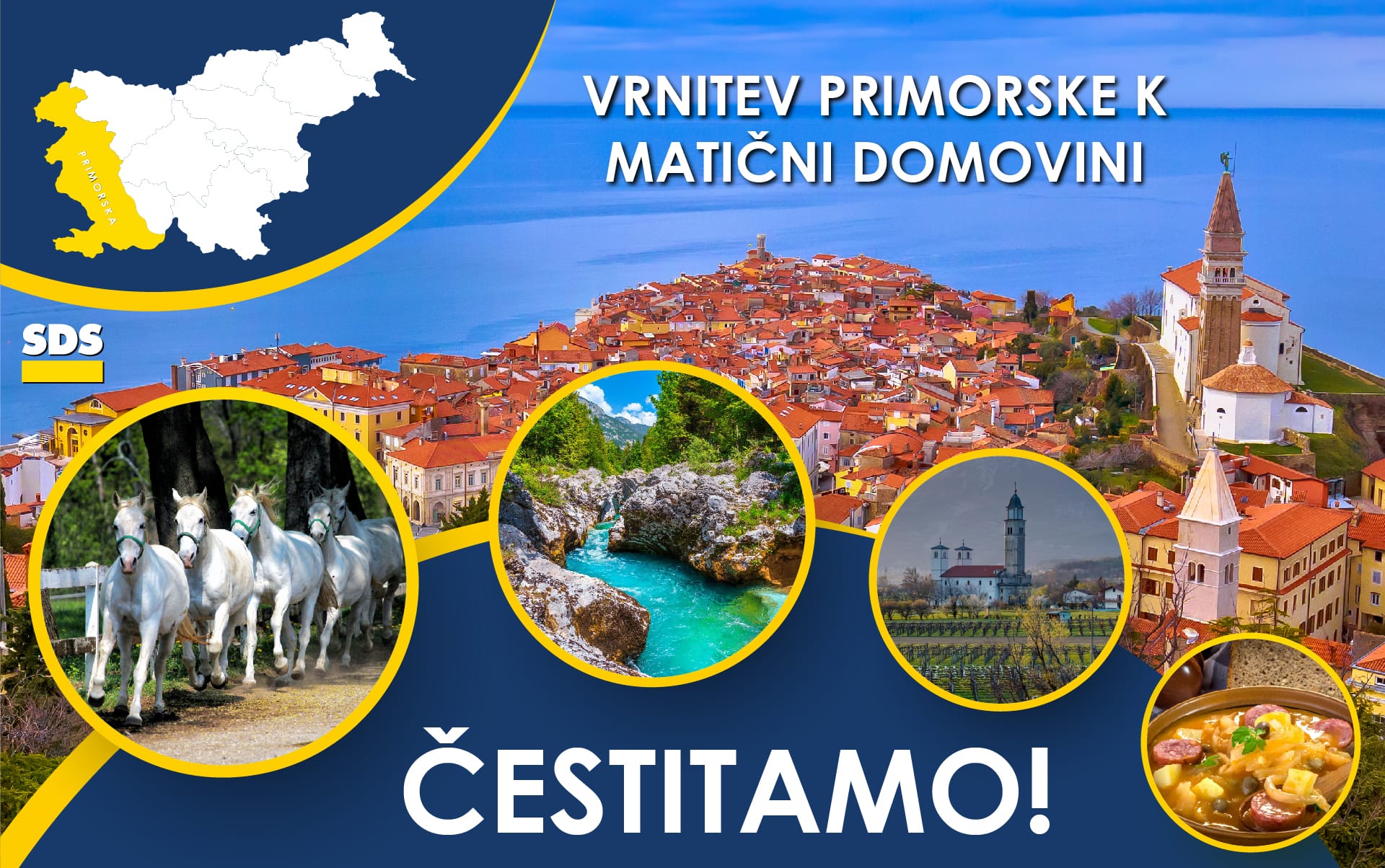 Praznik vrnitve Primorske k matični domovini je praznik združevanja in ...